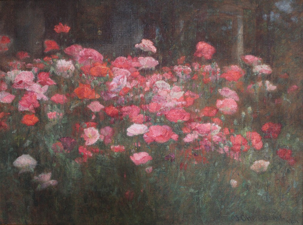 J. Ottis Adams, Field of Poppies | Elston Homestead