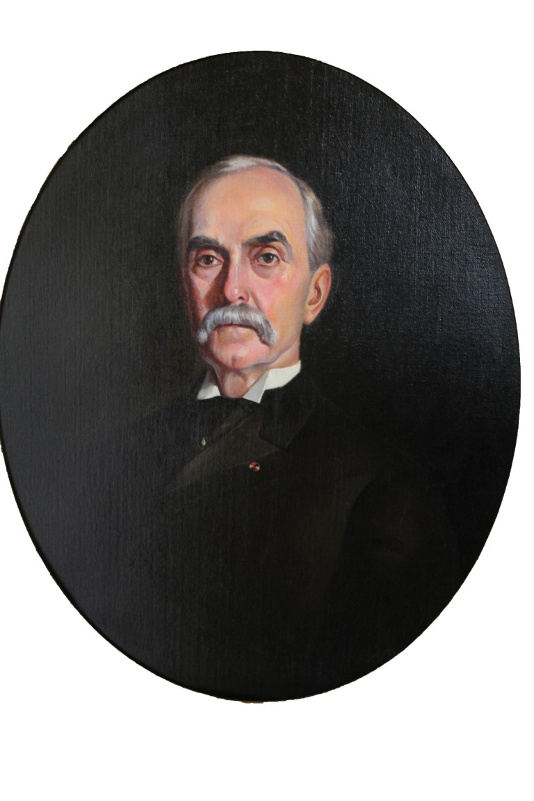 T. C. Steele, Portrait of Colonel Elston | Elston Homestead